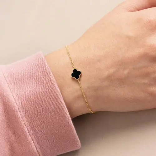 THE LOVERY Mini Single Clover Bracelet