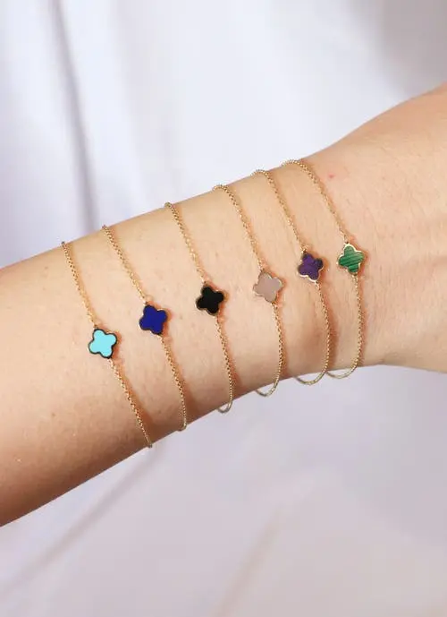 THE LOVERY Mini Single Clover Bracelet