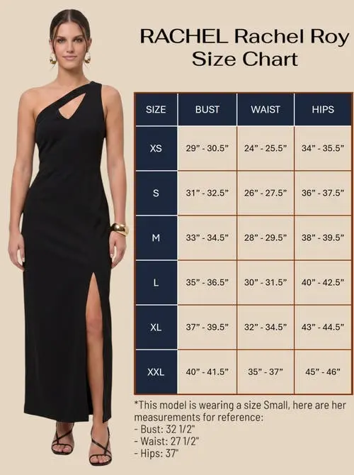 Rachel Rachel Roy One-shoulder Cutout Maxi Dress