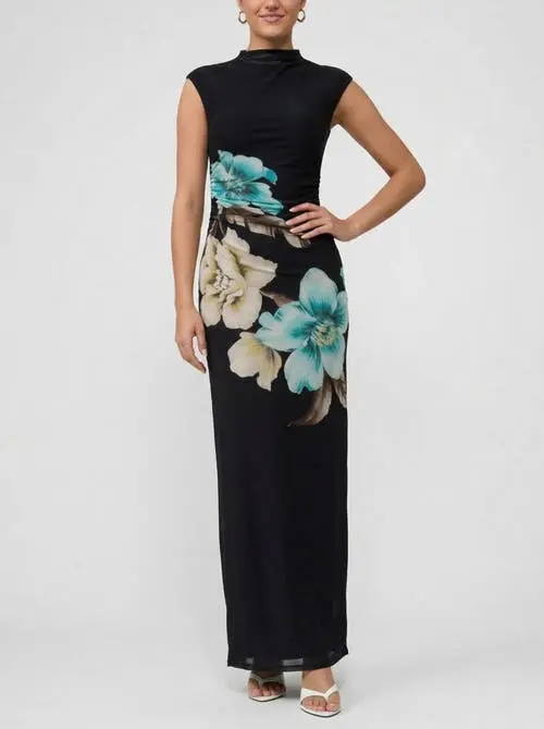 Rachel Rachel Roy Nina High Neck Maxi Dress