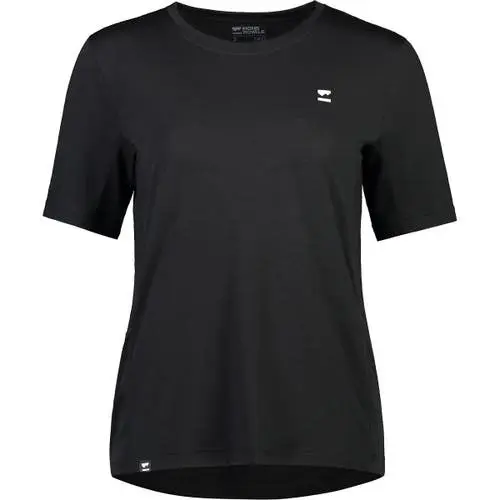 MONS ROYALE Tarn Merino Shift Short-sleeve Shirt - Black/black