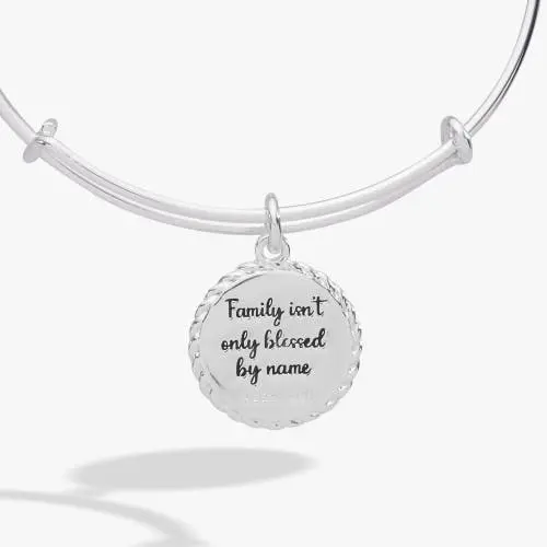 ALEX AND ANI Bonus Mom Charm Bangle - Silver