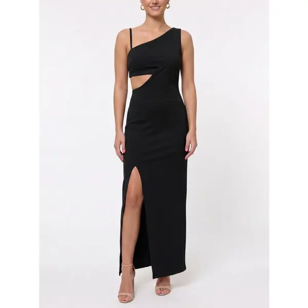 Rachel Rachel Roy One Shoulder Maxi Gown - Black