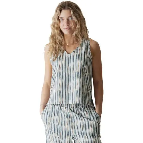 KAVU Banderas Tank Top - Cool Current