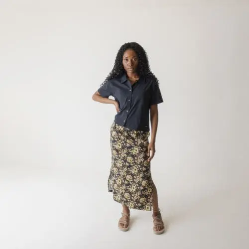KAVU Morelia Midi Skirt - Botanical Bloom