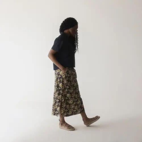 KAVU Morelia Midi Skirt - Botanical Bloom