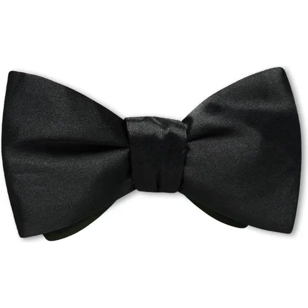 BEAU TIES OF VERMONT Charmeuse Bow Tie - Pre-tied