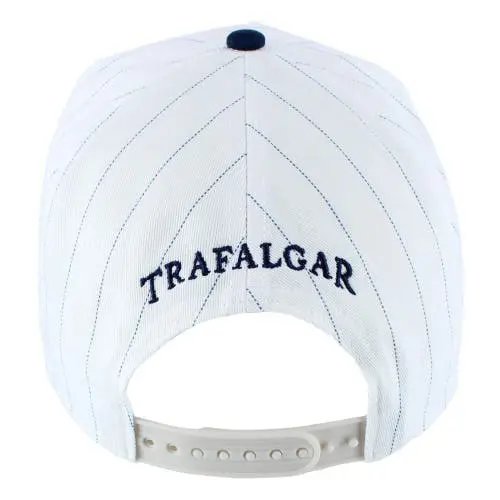 Trafalgar All American Dad Pinstripe Baseball Cap - Navy Blue