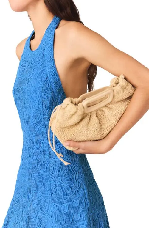 Maje Backless Guipure Maxi Dress