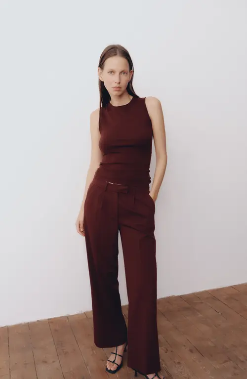 ALL MY LOVE Renee Pants - Mahogany