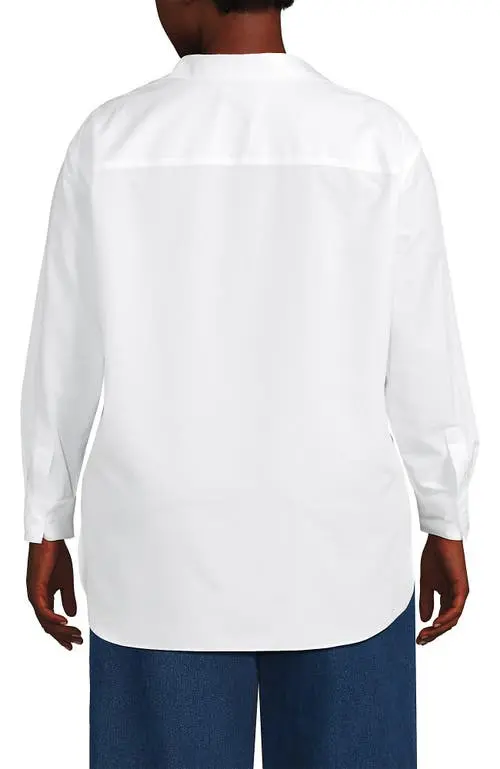 LANDS' END Oversized Poplin Tunic