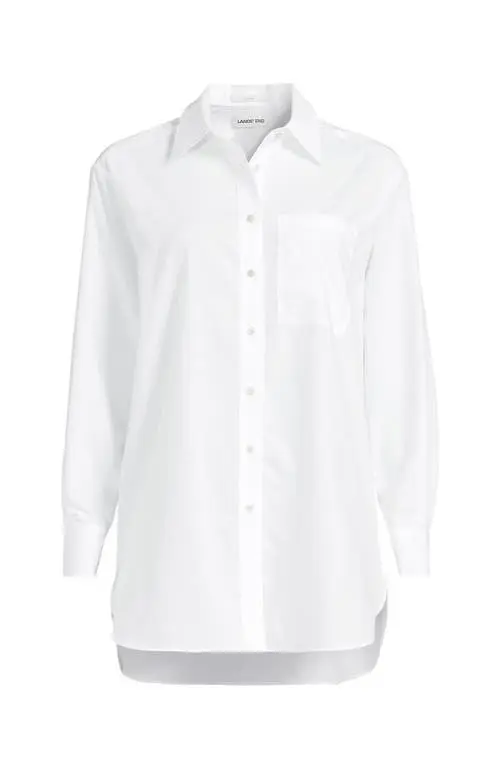 LANDS' END Oversized Poplin Tunic