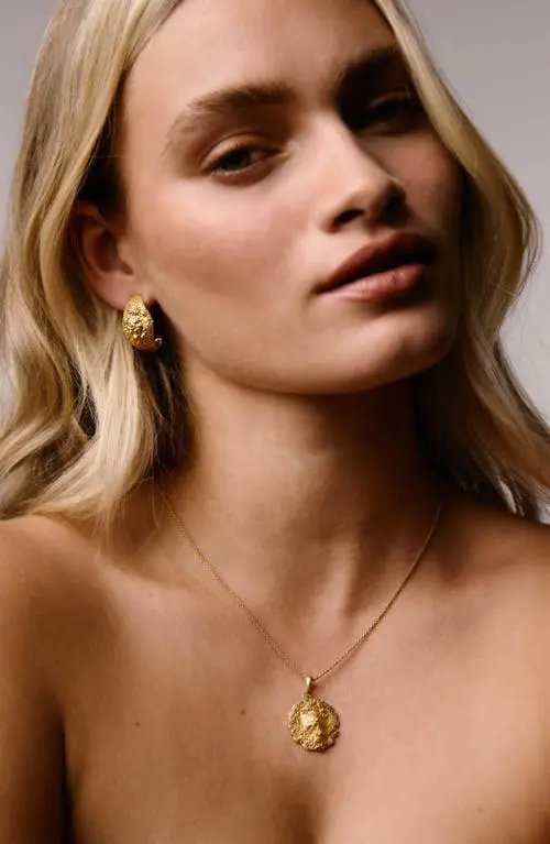 FREYA ROSE Lion Hoop Earrings
