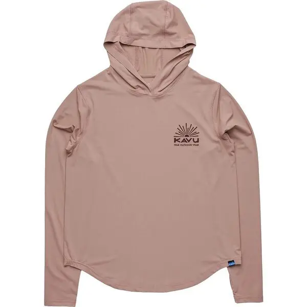 KAVU Sunlite Performance Hoodie - Burnt Sugar