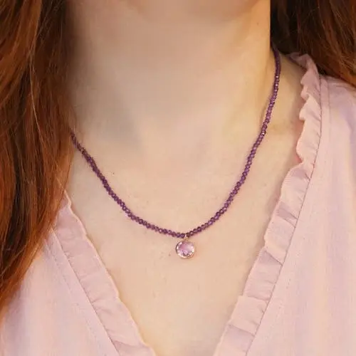 THE LOVERY FINE JEWELRY 14k Yellow Gold Beaded Necklace