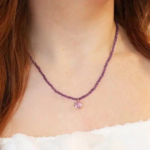 THE LOVERY FINE JEWELRY 14k Yellow Gold Beaded Necklace