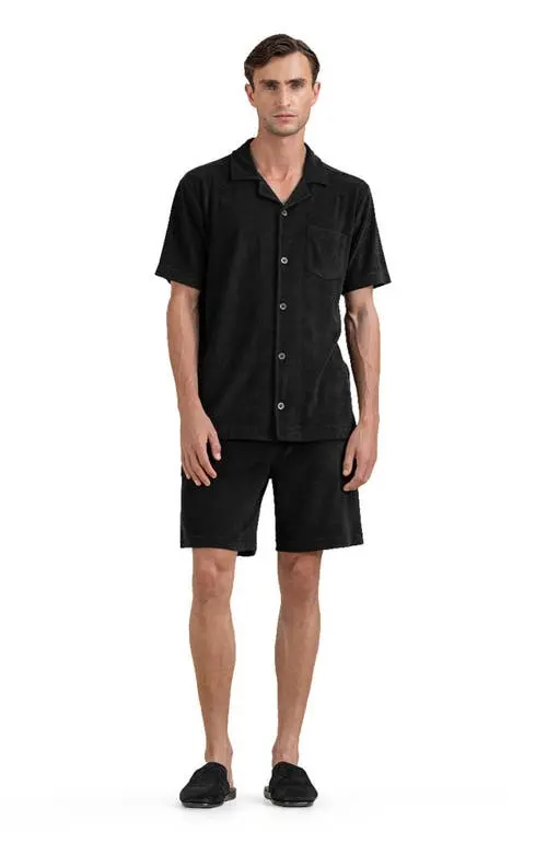 TOGAS Terje Terrycloth Shorts - Black