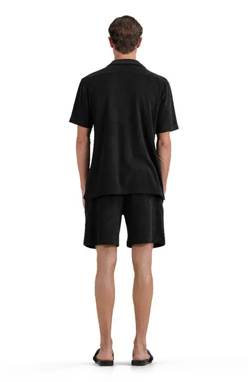 TOGAS Terje Terrycloth Shorts - Black