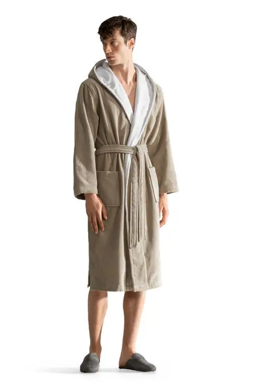 TOGAS Art Line Bathrobe - Beige