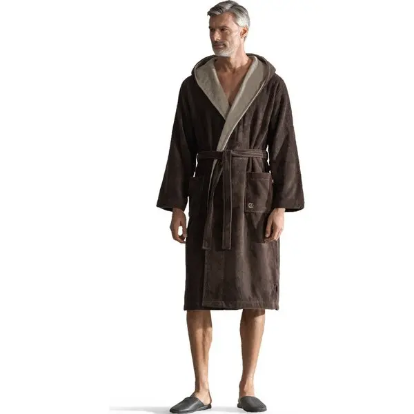 TOGAS Art Line Bathrobe - Brown
