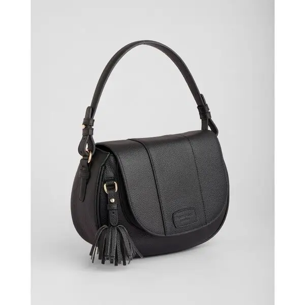 POM POM LONDON Wilmington Crossbody Bag - Black