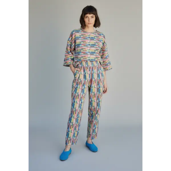 Ace & Jig Bailey Barrel Pant - Scribble