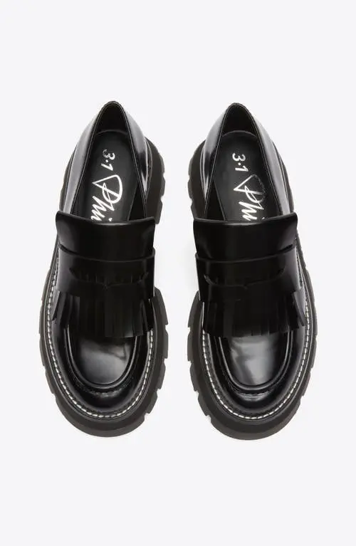 3.1 Phillip Lim Kate Tassel Loafer - Black