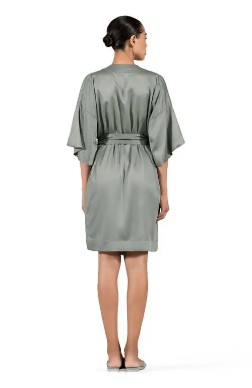TOGAS Naomi Short Woman's Bathrobe - Green