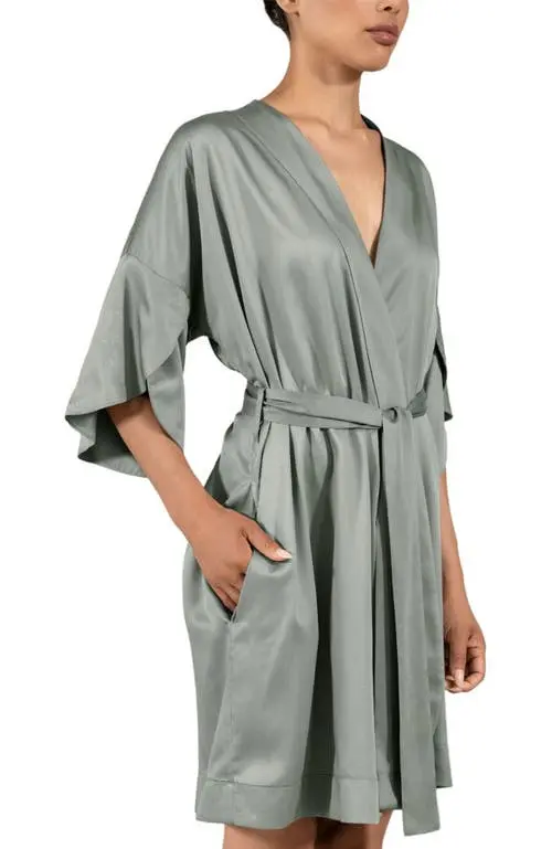 TOGAS Naomi Short Woman's Bathrobe - Green