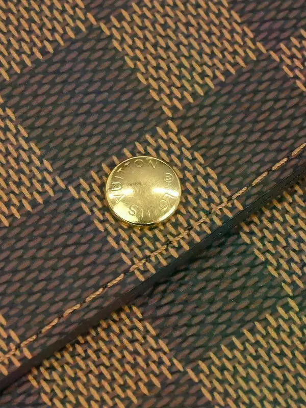 LOUIS VUITTON 2007 Sarah Damier Ebène Wallet - Brown