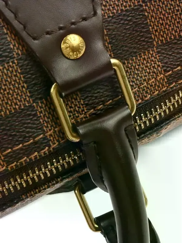 LOUIS VUITTON 2012 Damier Ebene Speedy 30 Tote - Brown