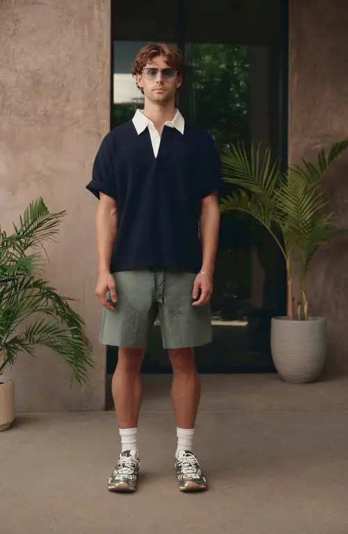 Hudson Jeans Cotton Herringbone Carpenter Shorts