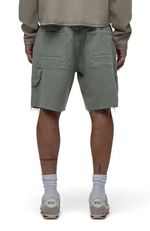 Hudson Jeans Cotton Herringbone Carpenter Shorts