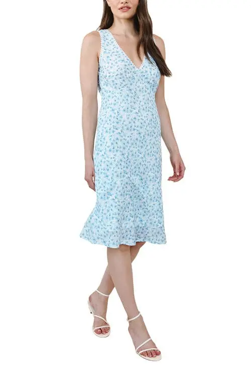 Bella Dahl Tie Back Sleeveless Midi Dress