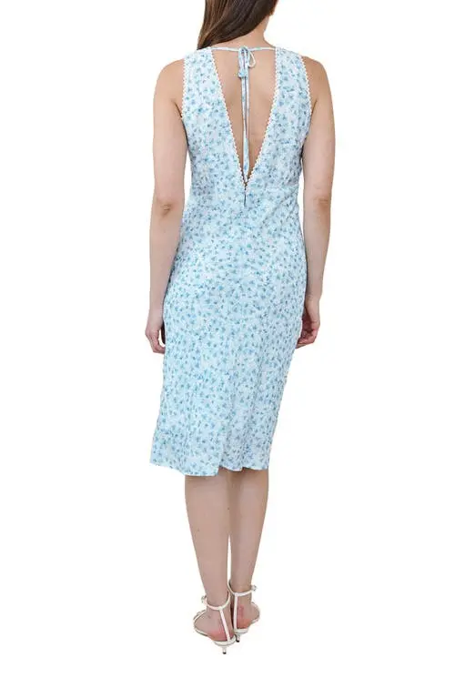 Bella Dahl Tie Back Sleeveless Midi Dress
