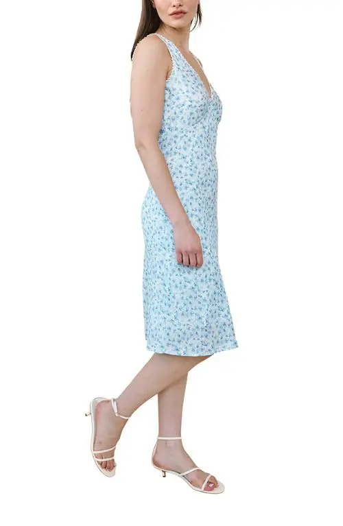Bella Dahl Tie Back Sleeveless Midi Dress