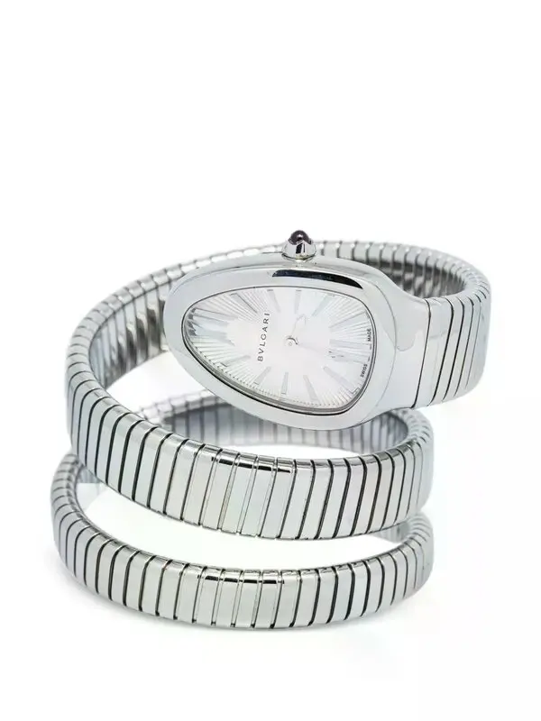 BVLGARI Serpenti Tubogas 35mm Watch - White