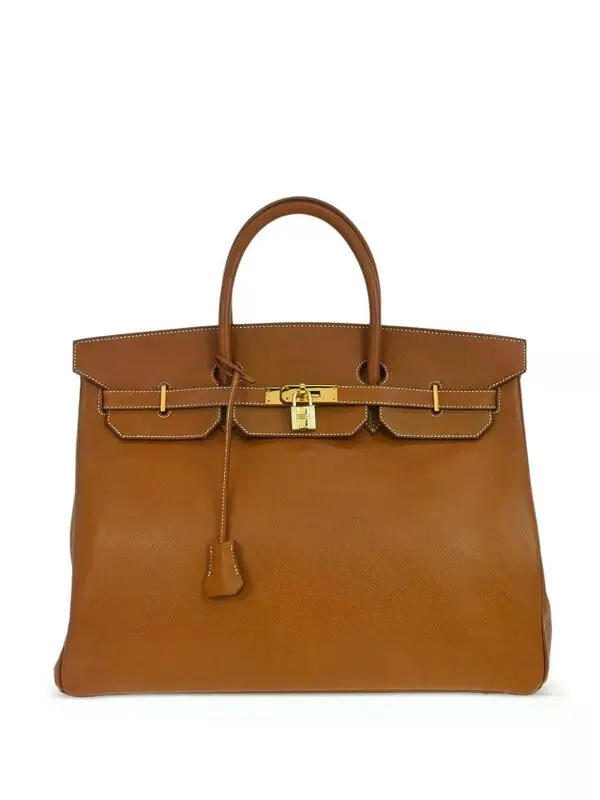 Hermès 1995 Birkin 40 Tote Bag - Brown