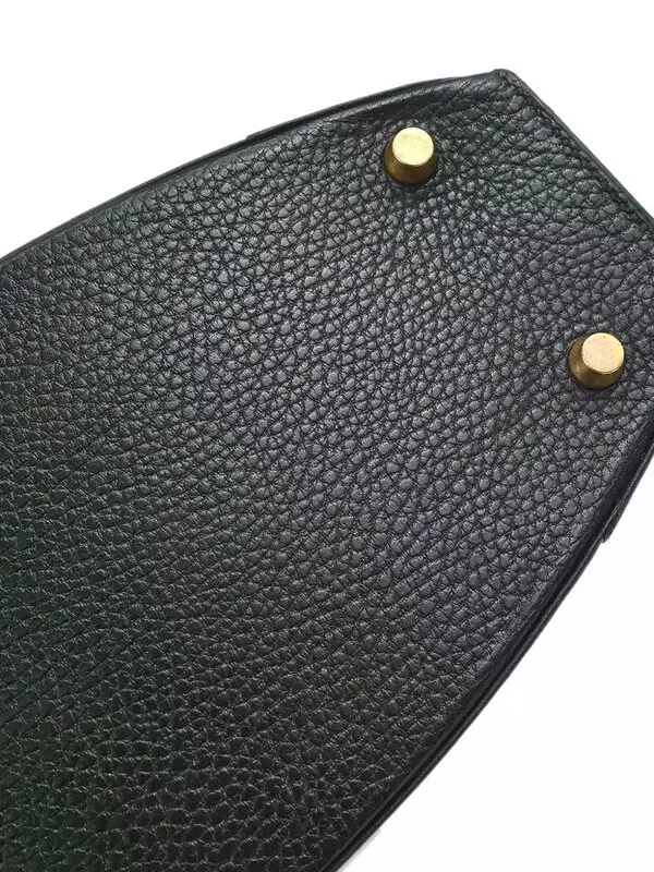 Hermès 1994 Ardennes Cadena Kelly Leather Shoulder Bag - Black