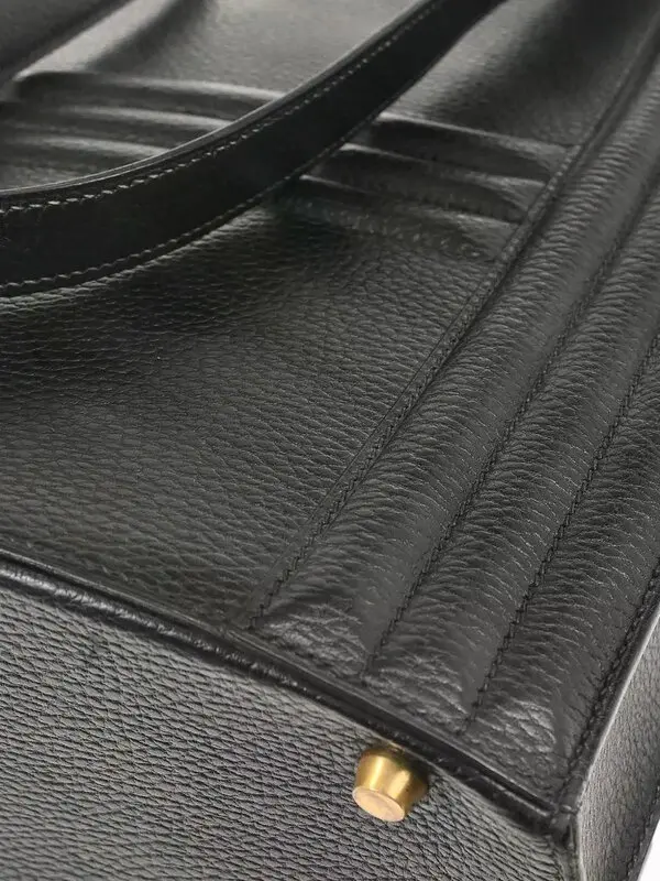 Hermès 1994 Ardennes Cadena Kelly Leather Shoulder Bag - Black