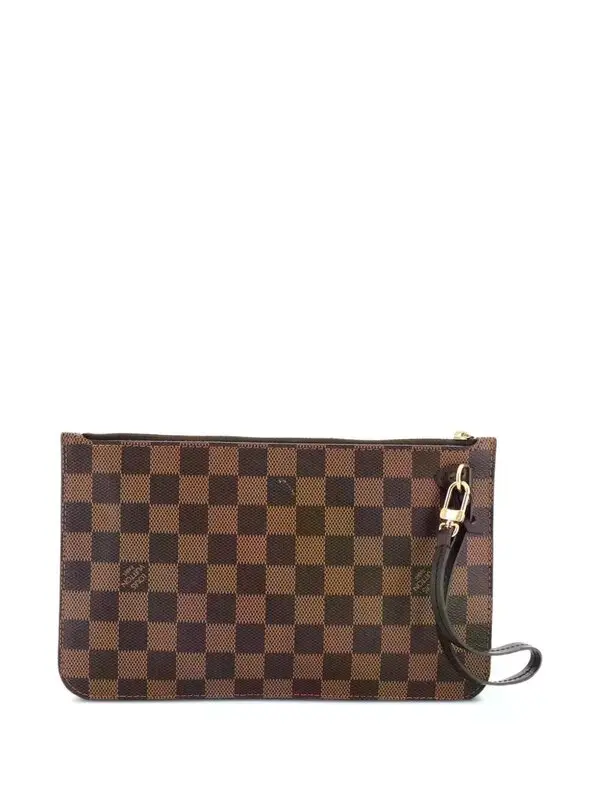 LOUIS VUITTON Neverfull Pochette Damier Large Pouch