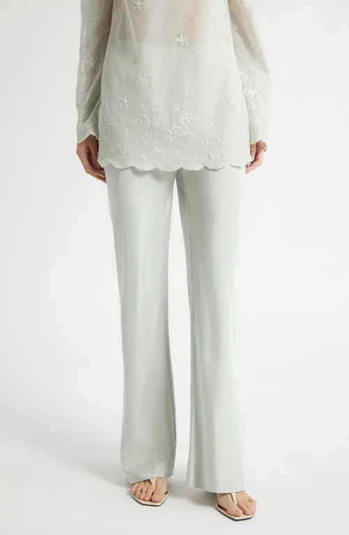 Posse Cove Wide Leg Silk Pants
