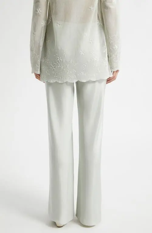 Posse Cove Wide Leg Silk Pants