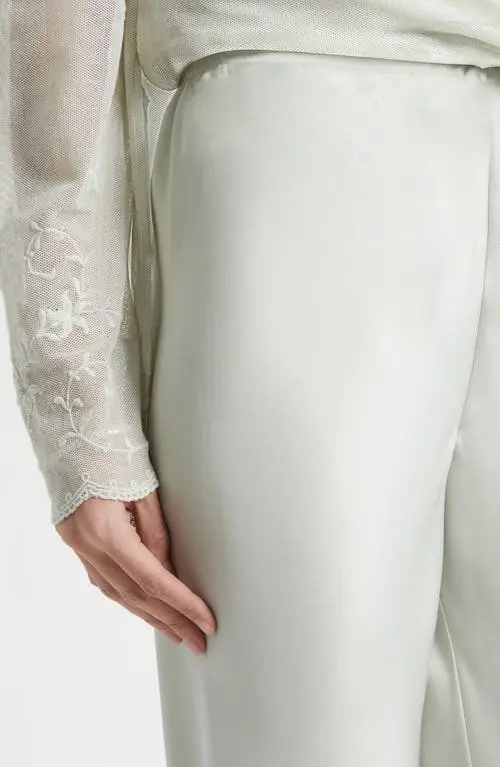 Posse Cove Wide Leg Silk Pants
