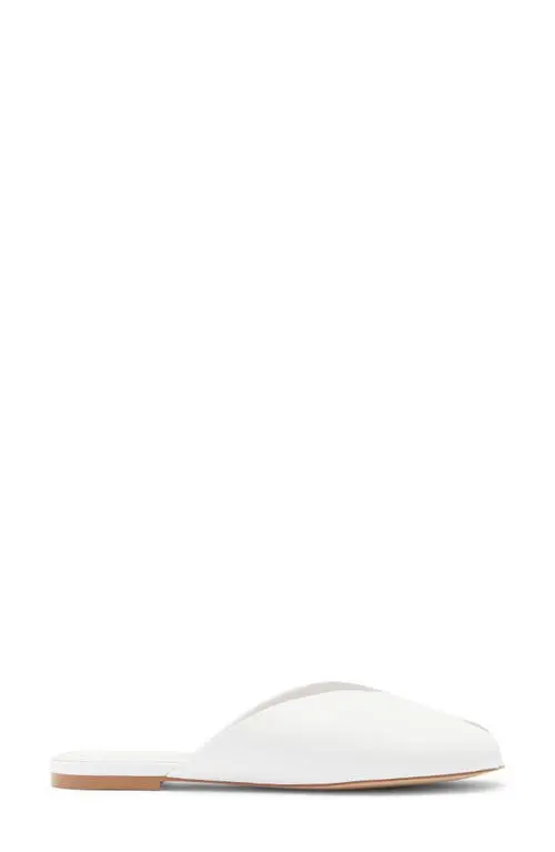 Jeffrey Campbell Indwell Peep Toe Slide Sandal - White