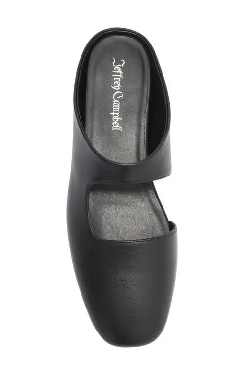Jeffrey Campbell Siesta Leather Mule - Black