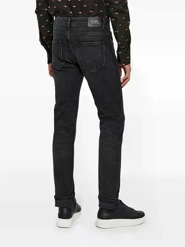 Karl Lagerfeld Logo Patch Denim