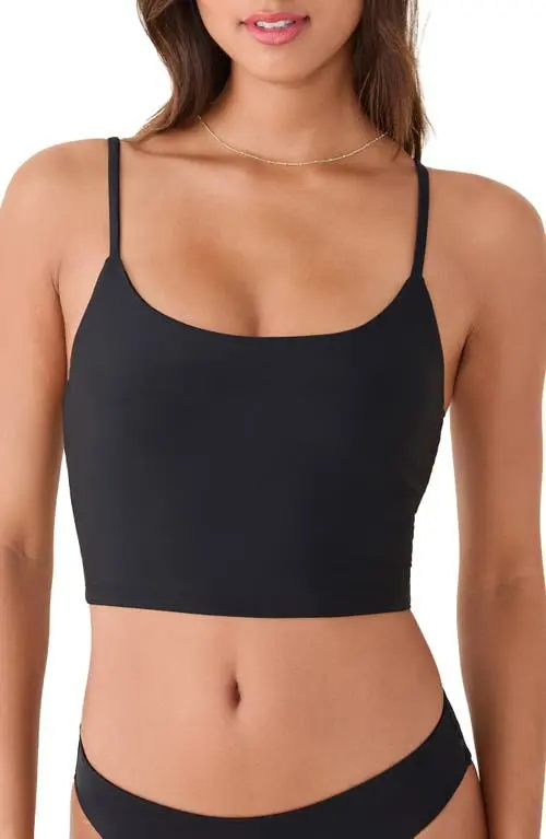 ANDIE Amalfi Crop Tankini - Black