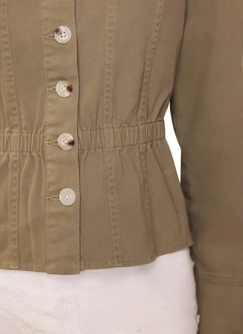 Mint Velvet Collared Peplum Jacket