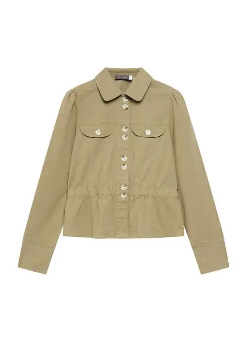 Mint Velvet Collared Peplum Jacket